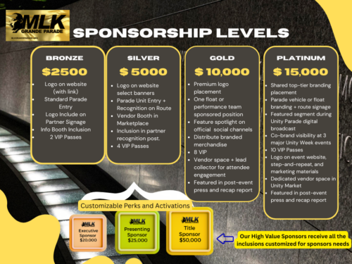 Sponsorship – MLK Grande Parade